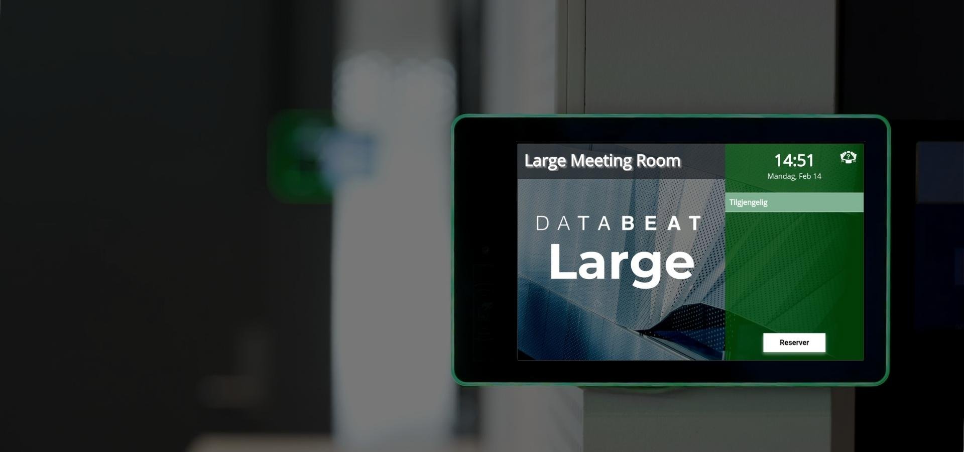 Databeat | Digitale dørskilt med Doorsign