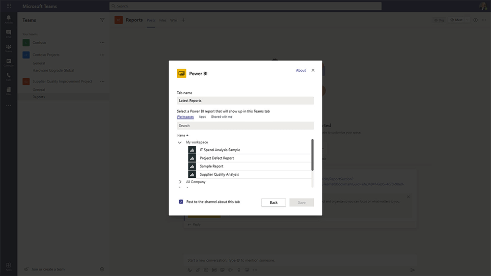 How To Share Power Bi Dashboards And Reports On Microsoft Teams – Sedottuntas